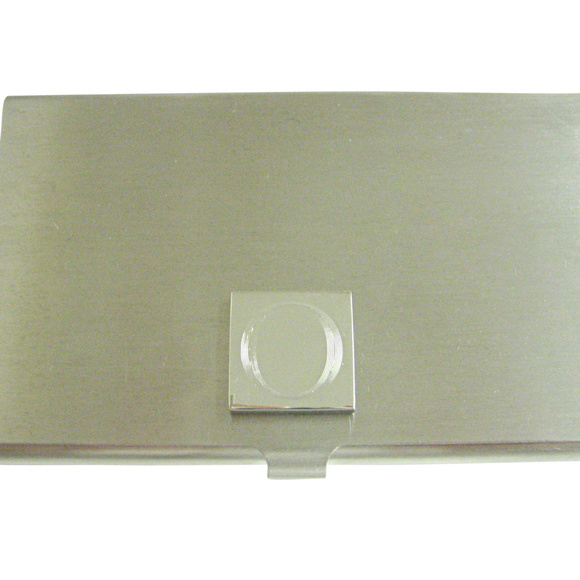 Kiola Designs | Accessories | Letter O Etched Monogram Business Card ...